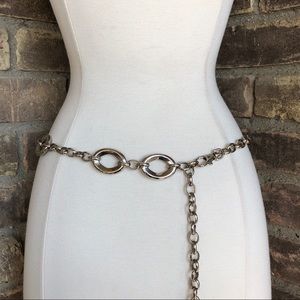 Vintage | Accessories | Vintage Belt Chain Silver Adjustable Boho ...